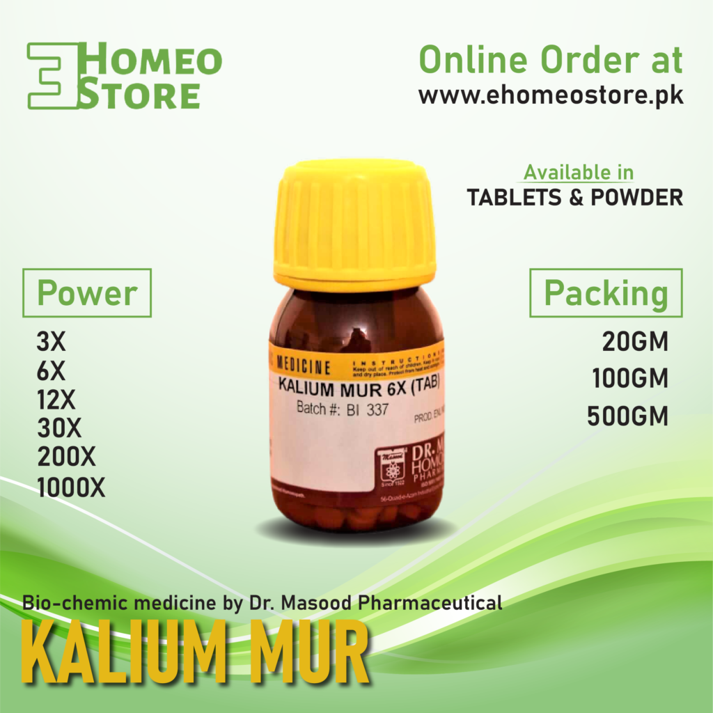 Kalium Mur - eHomeo Store