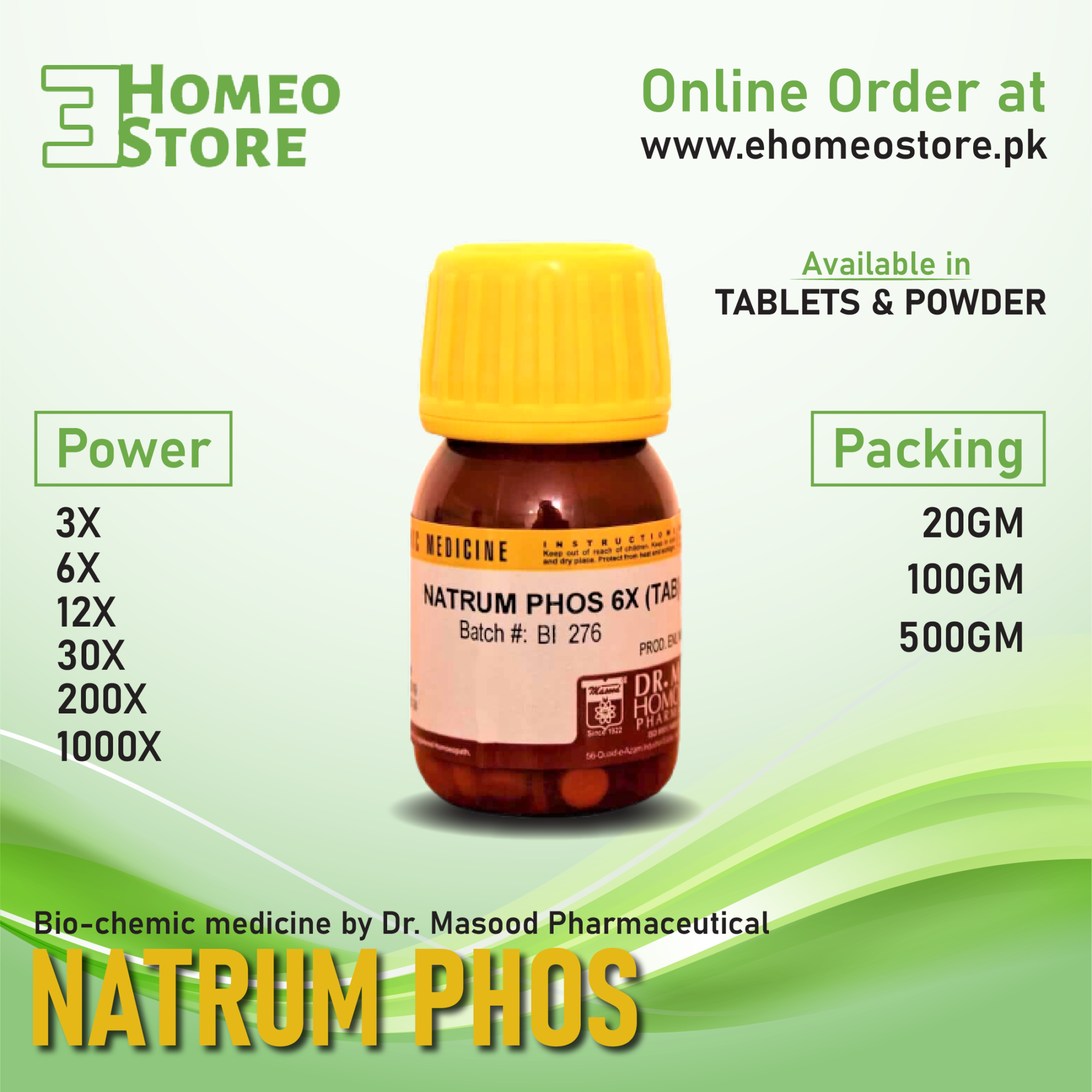 Natrum Phos - eHomeo Store